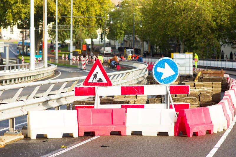 Dutch Roadworks Stock Photos - Free & Royalty-Free Stock Photos from ...