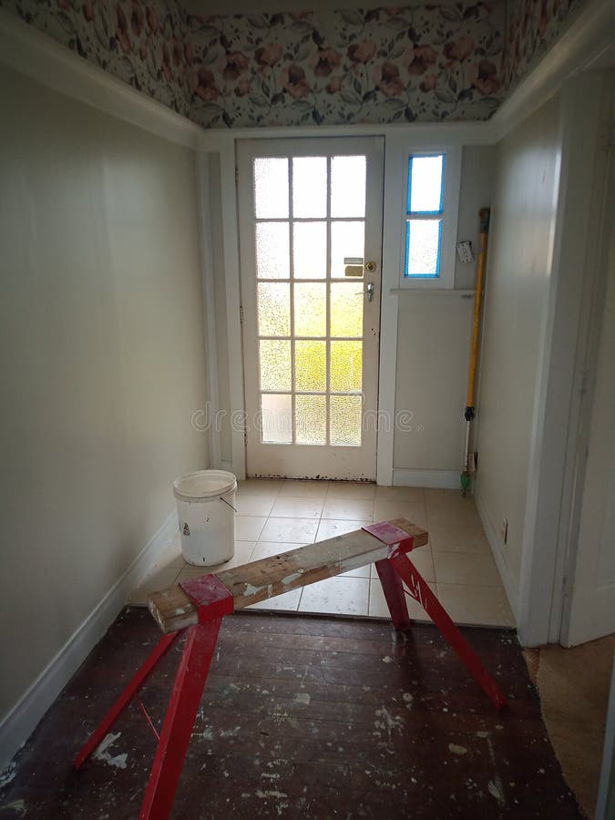 Work Site almost Finished Time To Clean Up Stuff Stock Photo - Image of ...