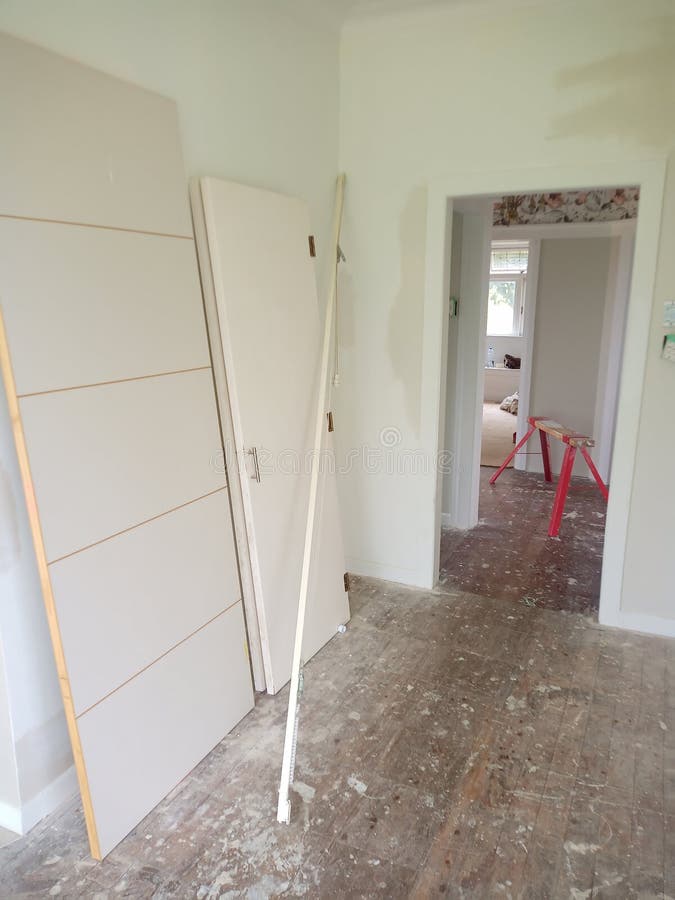 Work Site almost Finished Time To Clean Up Stuff Stock Image - Image of ...