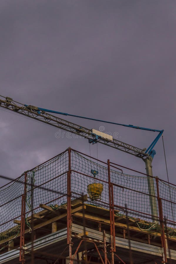 Building Under Construction Stock Photo - Image of hours, exterior ...
