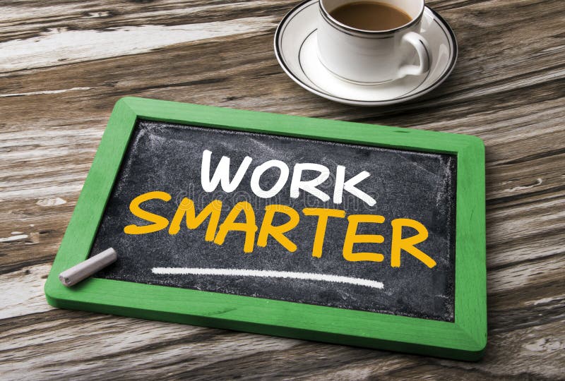 Work smarter stock photo. Image of business, smarter - 71647204
