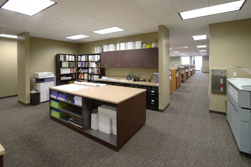 Work Space stock image. Image of cube, interior, file - 5361245