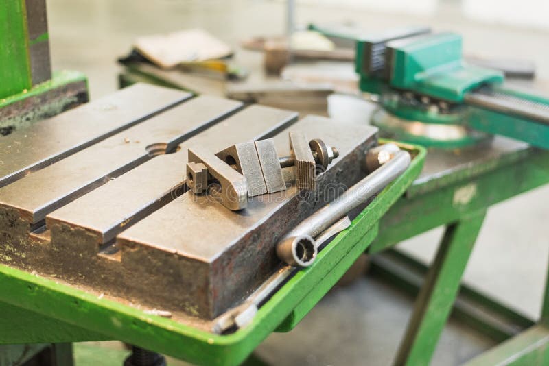 Vice and Wrench stock photo. Image of compress, workbench - 56952726