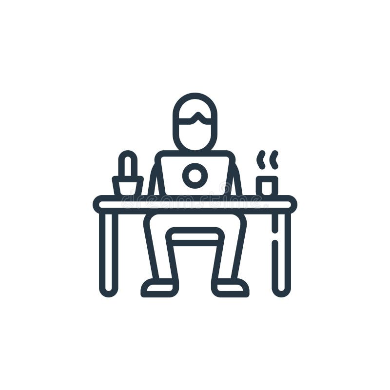 Office Work Station Symbol Stock Illustrations – 854 Office Work ...