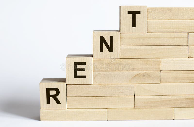 Work Strategy on the Wood Blocks Rent Stock Photo - Image of personal ...