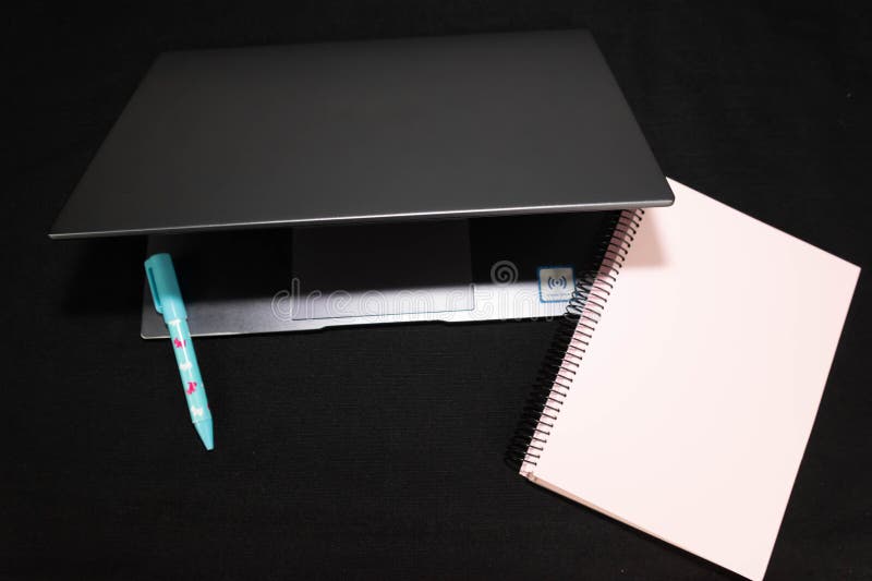 Work and Study Essentials stock photo. Image of pair - 366285248