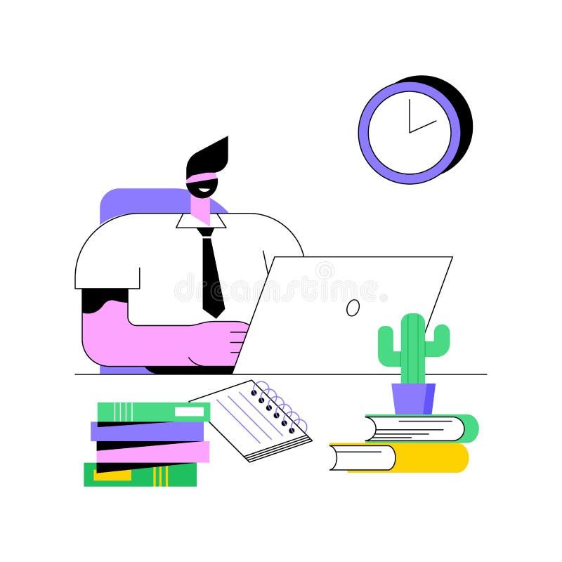 Flexible Work Schedule Cartoon Stock Illustrations – 146 Flexible Work ...