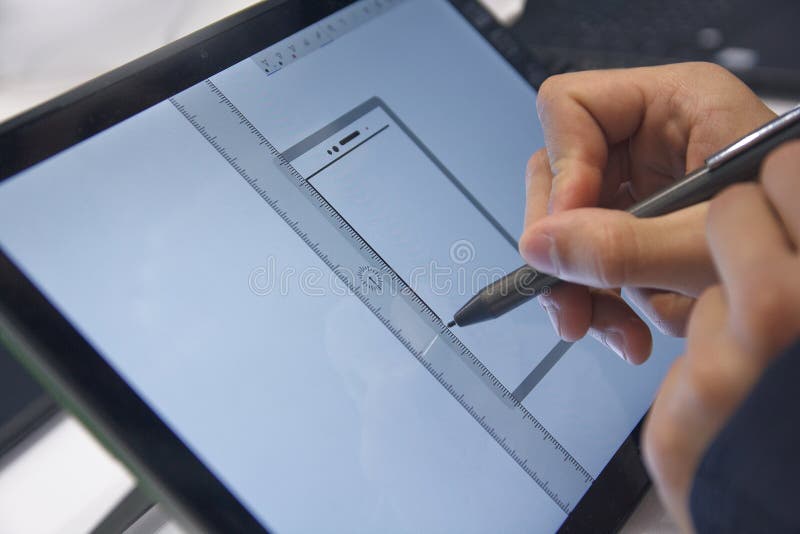 Work with Stylus and Digital Tablet PC Stock Image - Image of digital ...