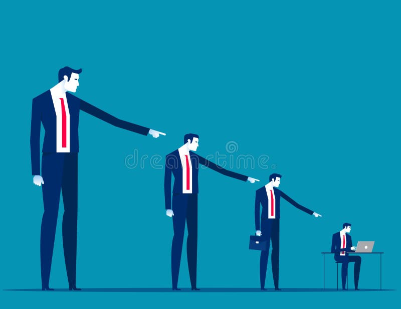 Work Subordination and Supervision. Business Manager Scolding ...