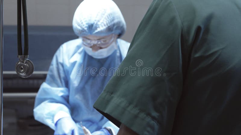 Surgeon Busy Operating Room Stock Illustration - Illustration of ...