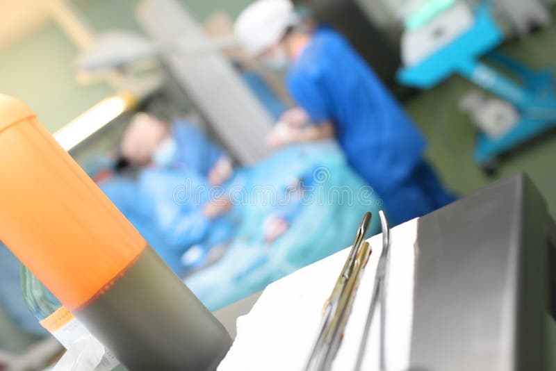 Teamwork Surgeons during Open-heart Surgery Stock Photo - Image of ...