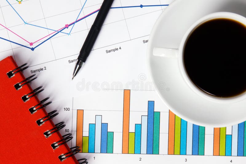 Work-table Covered with Documents Stock Image - Image of place, concept ...