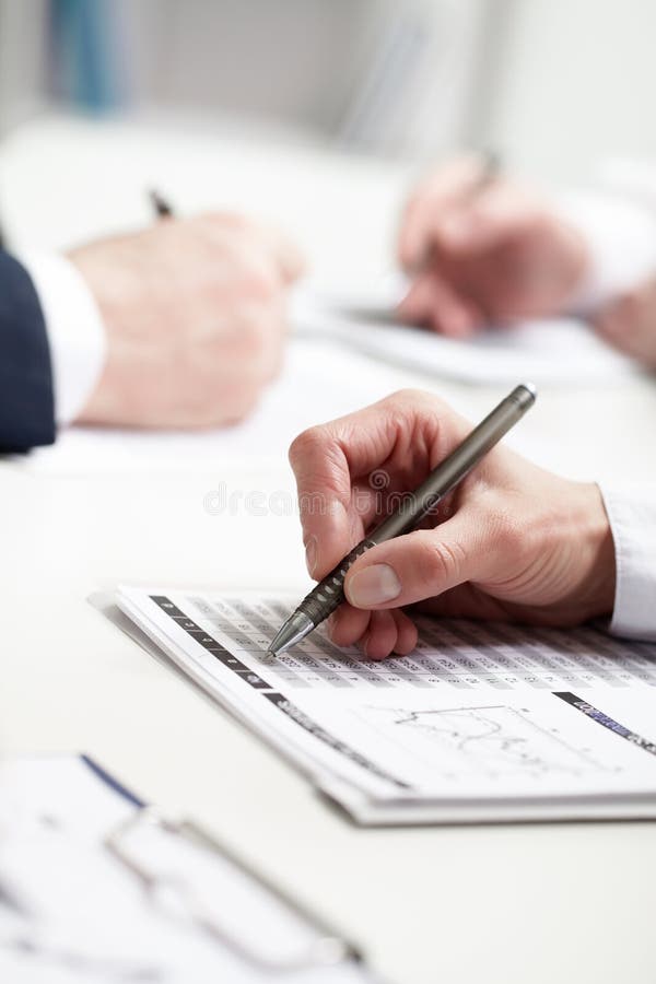 Work with tables stock image. Image of agenda, female - 18591667