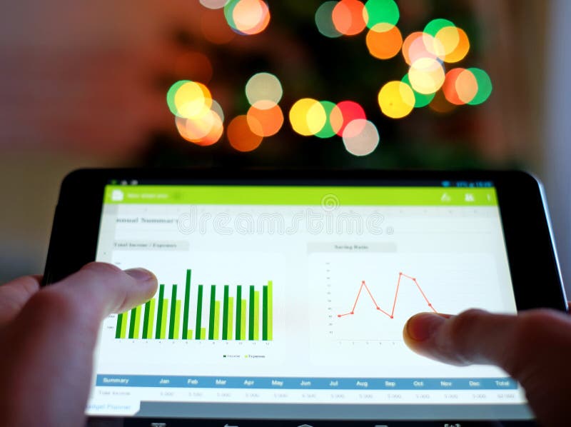 Work on the Tablet and the Rest on the Couch Stock Photo - Image of ...