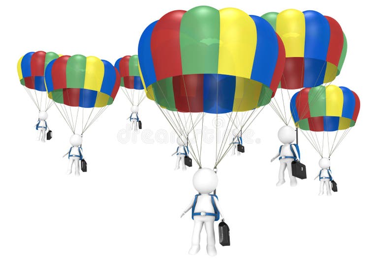 Team Parachute Stock Illustrations – 536 Team Parachute Stock ...