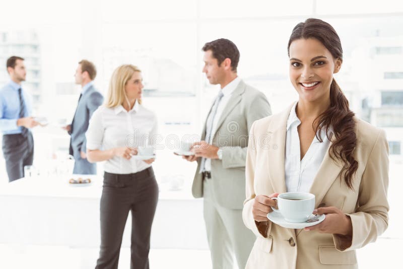 Work Team during Break Time in Office Stock Photo - Image of coworkers ...