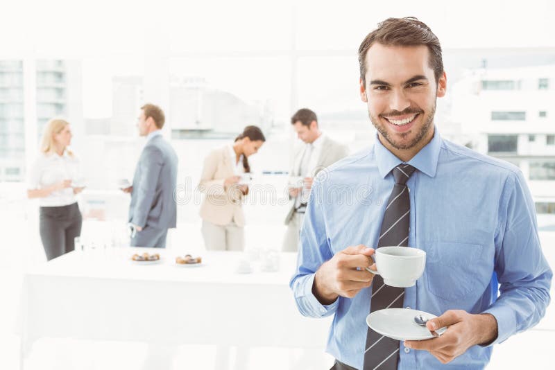 Work Team during Break Time in Office Stock Photo - Image of elegan ...