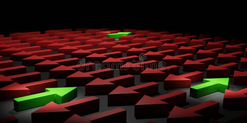 Work Team Goes Against the Current and Develops New Ideas Against the ...