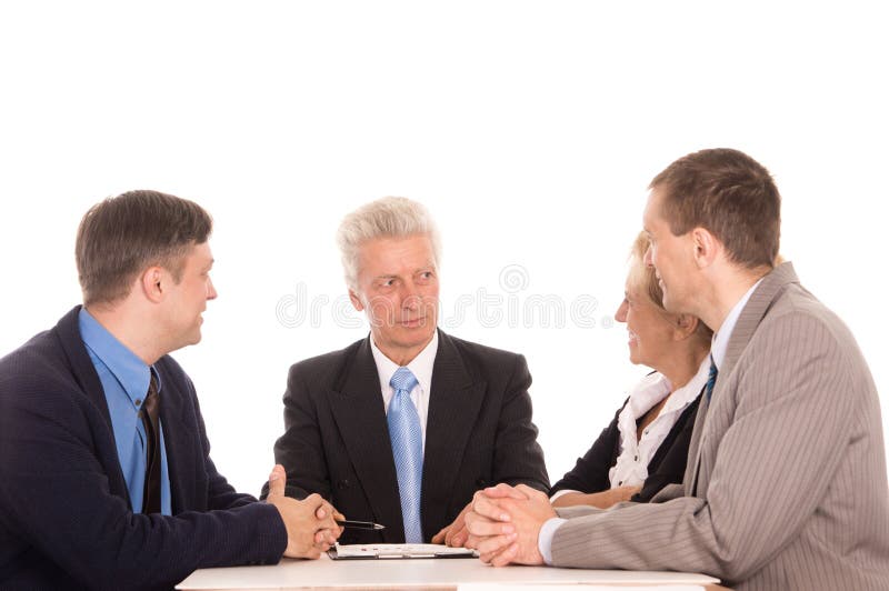 Work team portrait stock image. Image of paper, four - 21477885