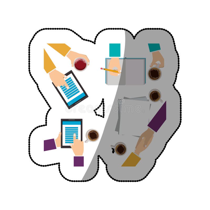 Work and Technology Concept Stock Vector - Illustration of hardware ...