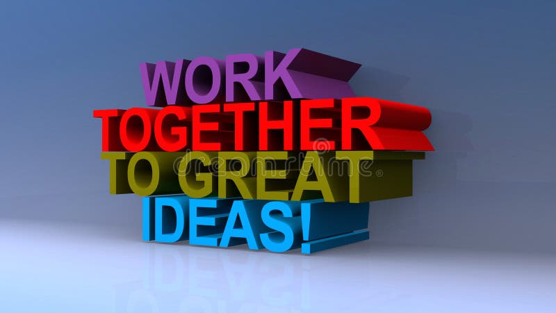 Great Ideas Bring Great Success in Businesses Stock Vector ...