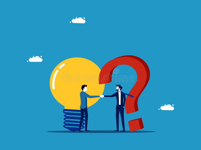 Work Together To Solve Problems. Business People Shaking Hands in Front ...