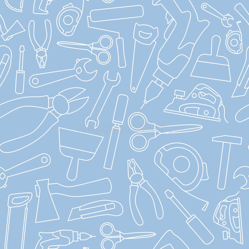 Work tool background 02-02 stock vector. Illustration of drill - 205593300