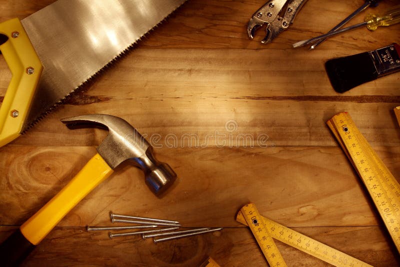Work tools stock image. Image of woodwork, ruler, wooden - 51606523