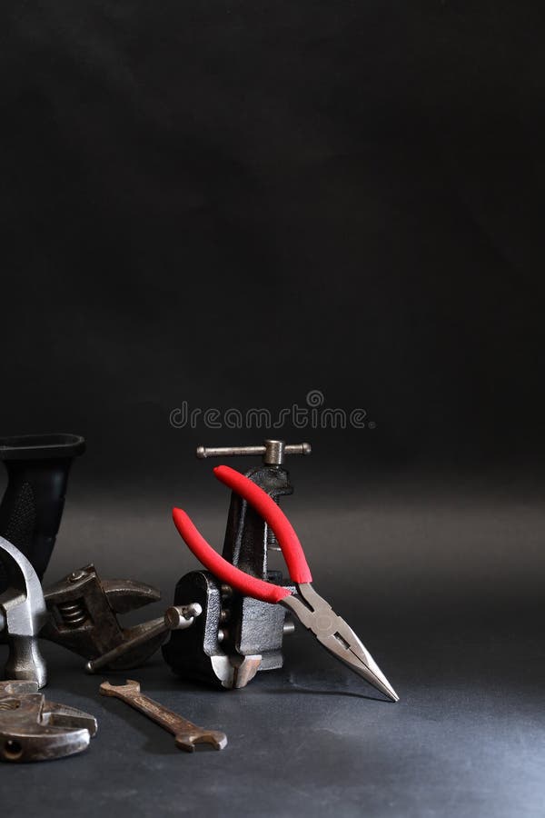 Work Tools stock image. Image of spanner, wrench, paper - 30192119