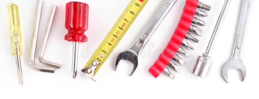 Work tools header stock photo. Image of engineering, measurement - 11164476