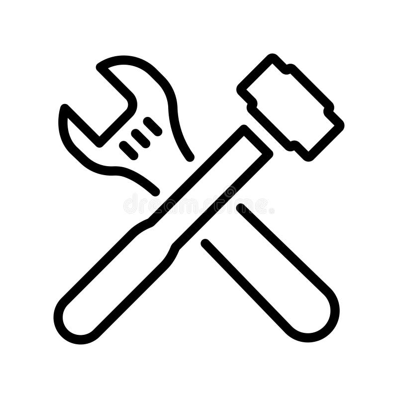 Work Tools Icon stock vector. Illustration of tools - 226191197