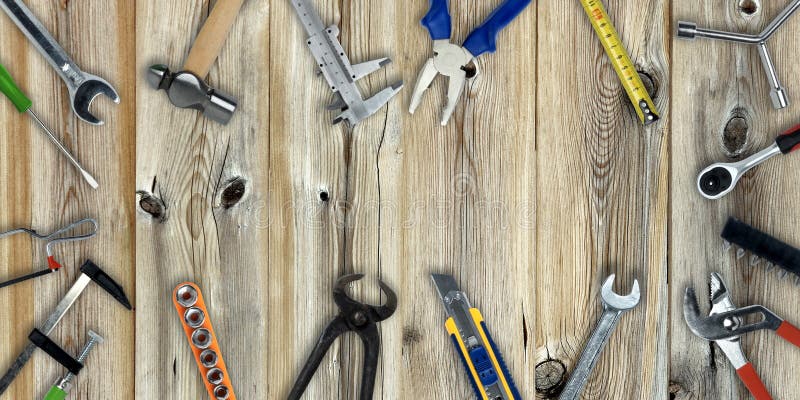 Work Tools Set stock image. Image of arrangement, clamp - 255433037