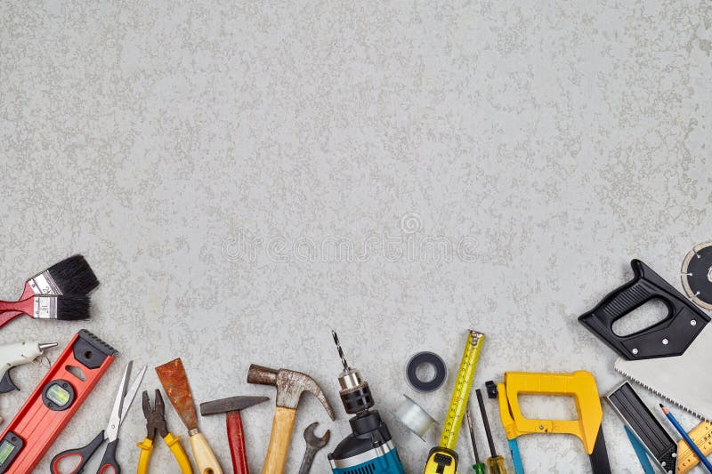 Work tools stock photo. Image of improvement, handyman - 94684296