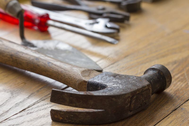 Work Tools Worn stock photo. Image of tool, tools, adjustable - 67560948