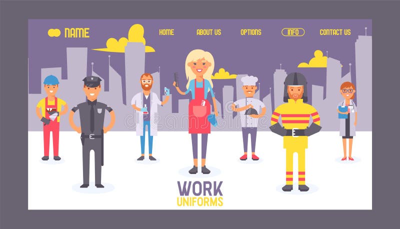 Work Uniforms Clipart