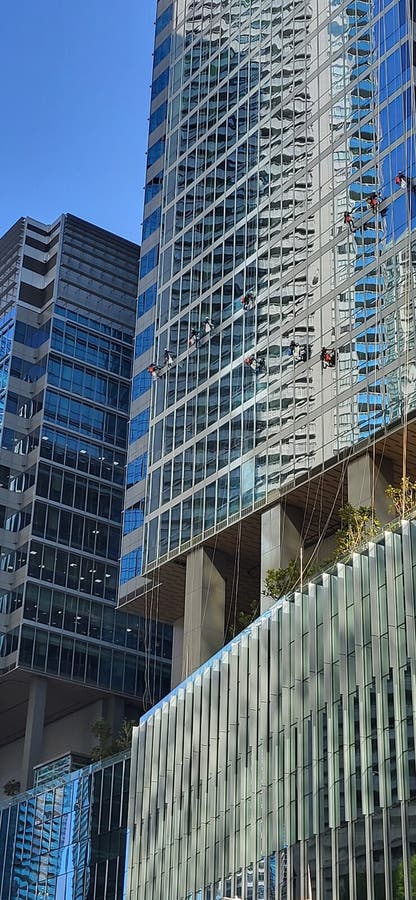 Work Vertically in Day Light. Stock Photo - Image of work, metropolis ...