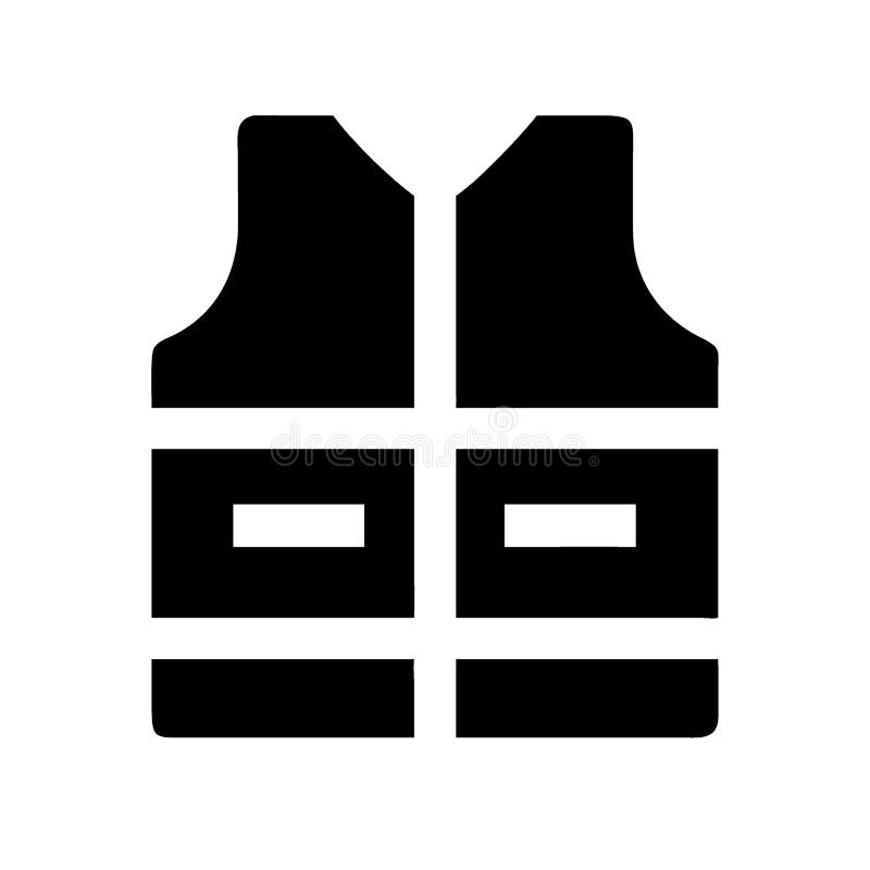Work vest icon stock illustration. Illustration of work - 381148609