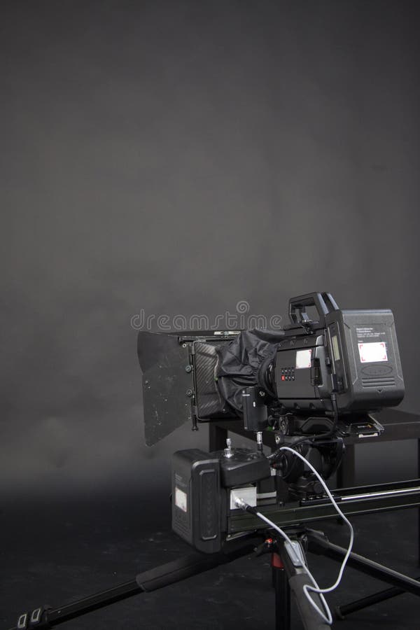 The Work of a Video Camera in the Studio Stock Photo - Image of coffer ...
