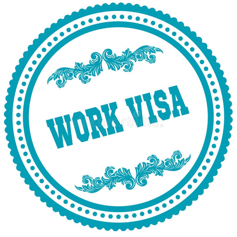 Work Visa Application Concept Icon Stock Vector - Illustration of ...