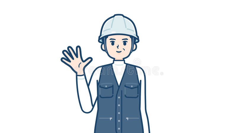 Work Wear Middle Man_smile and Waving Hello_with Alpha Channel.mov ...
