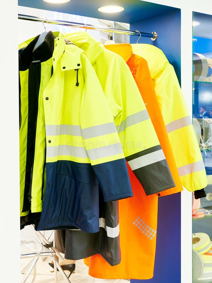 Work wear for road workers stock photo. Image of market - 238588458