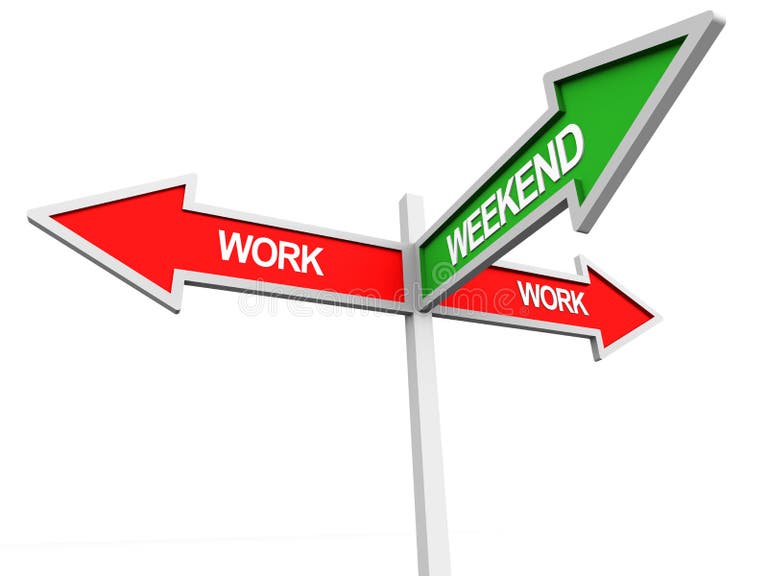 Work weekend stock illustration. Illustration of weekend - 37236071