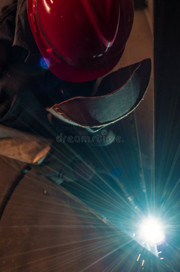 Work a Welding Workers in Factories Stock Photo - Image of hard, work ...