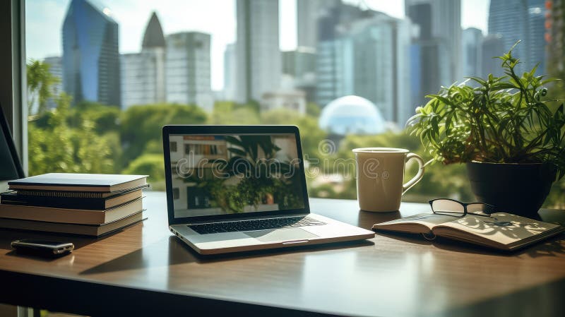 Work Women Working in Office Stock Illustration - Illustration of work ...