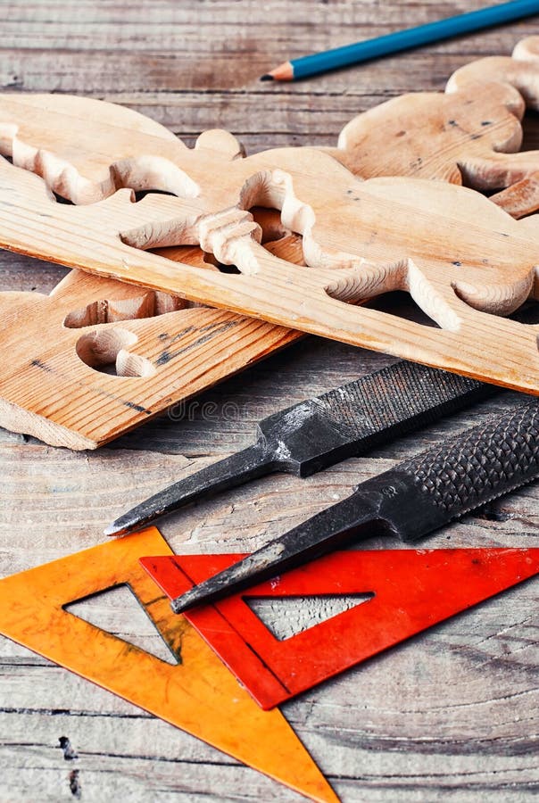 Work on wood stock photo. Image of decorate, carpenter - 67680618