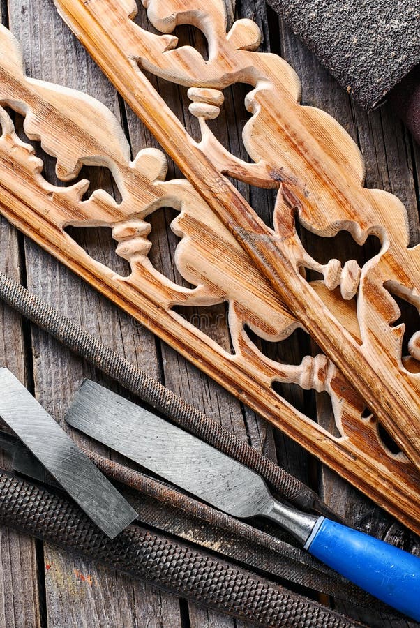 Work on wood stock photo. Image of joiner, carving, cutting - 67680750