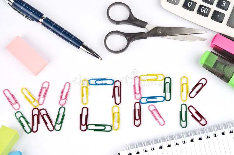 Work word stock image. Image of memo, work, note, office - 20111587