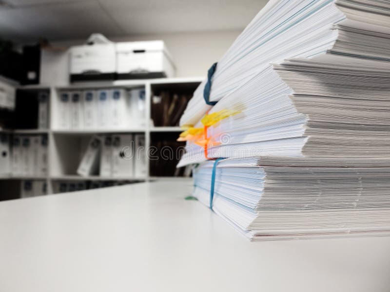 Files on Desk stock photo. Image of desk, legal, work - 15741642