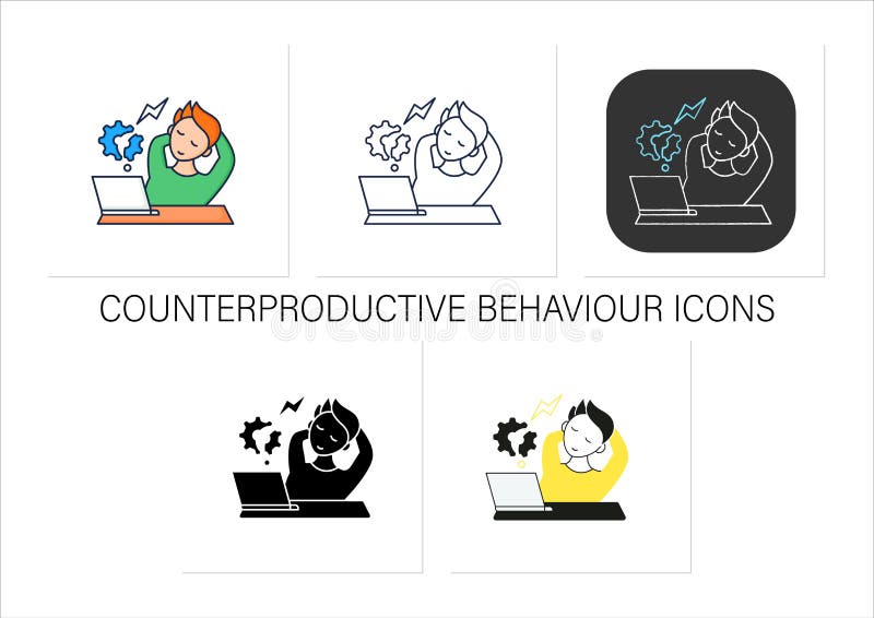 Counterproductive Behaviour Stock Illustrations – 11 Counterproductive ...