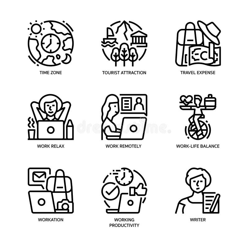 Workation Stock Illustrations – 1,757 Workation Stock Illustrations ...